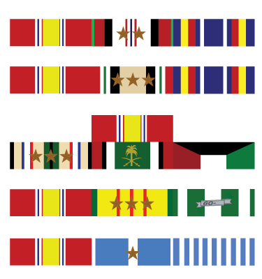 Official United States Military Ribbons, Military Medals, Army, Air ...