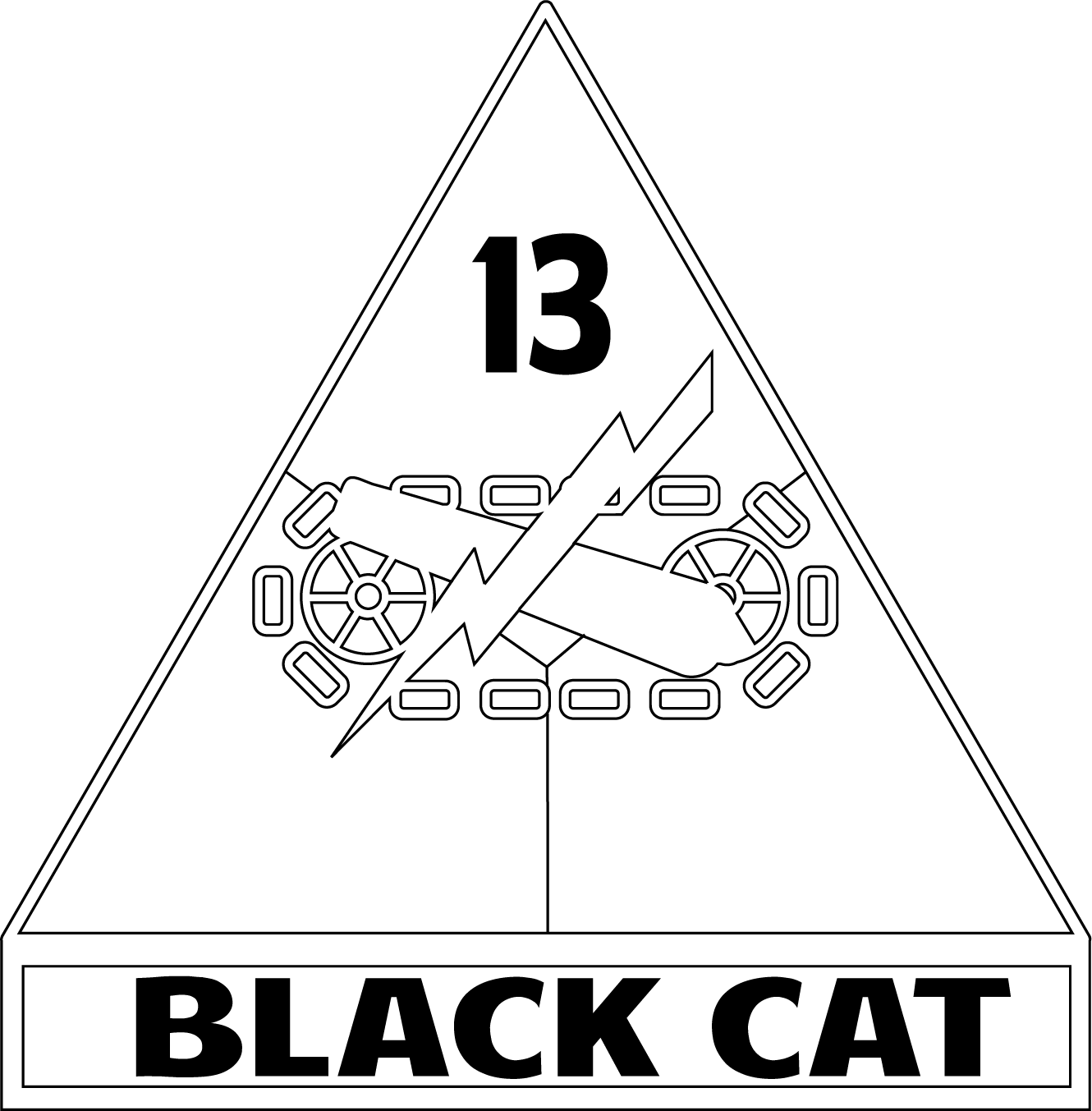 US ARMY 13th Armored Division FREE .SVG FILE CNC and Laser Military ...