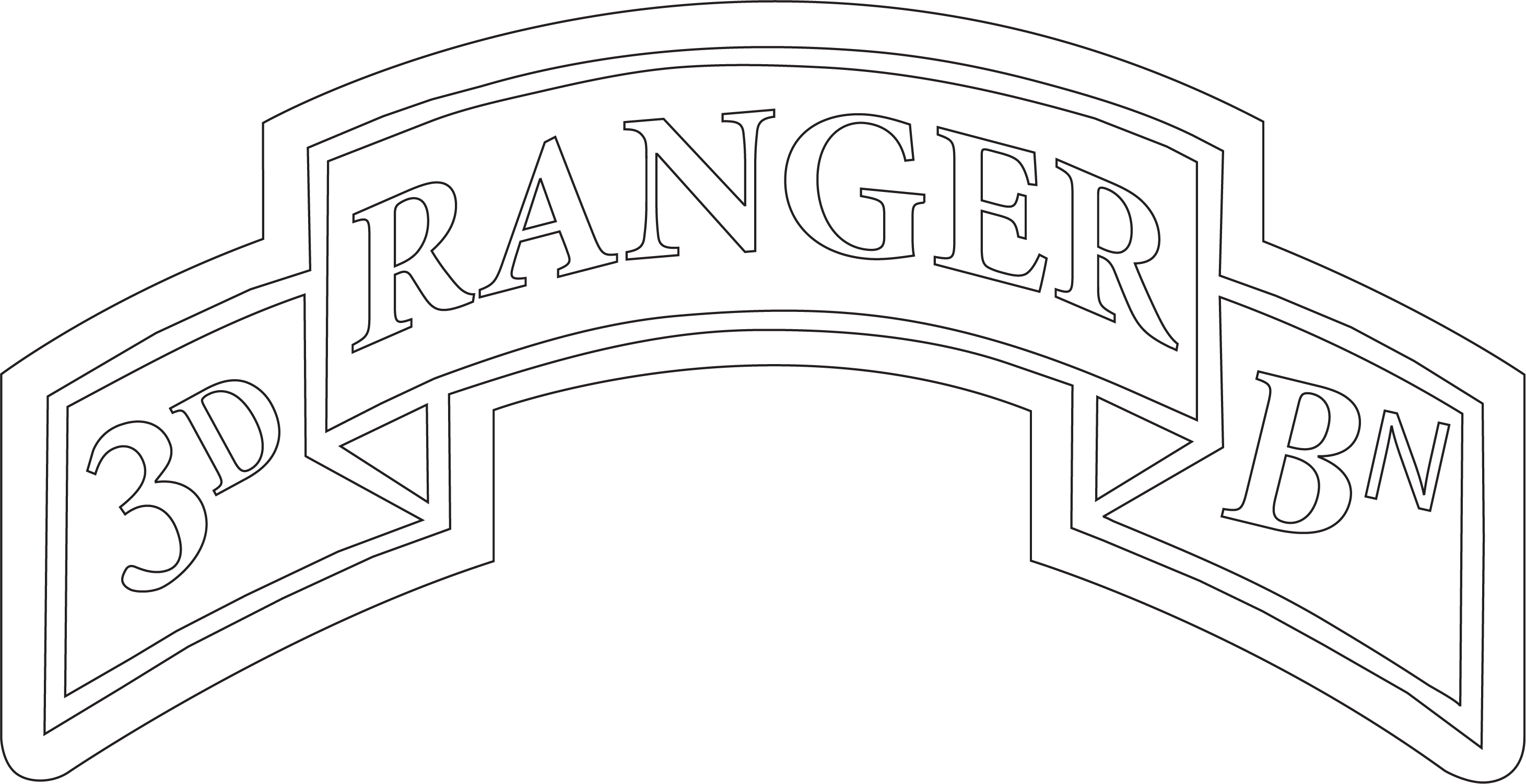 US ARMY 3D Ranger BattalionNT FREE .SVG FILE CNC and Laser Military ...