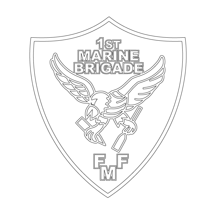 1ST MARINE BRIGADE FREE .SVG FILE CNC and Laser Military Graphics and ...