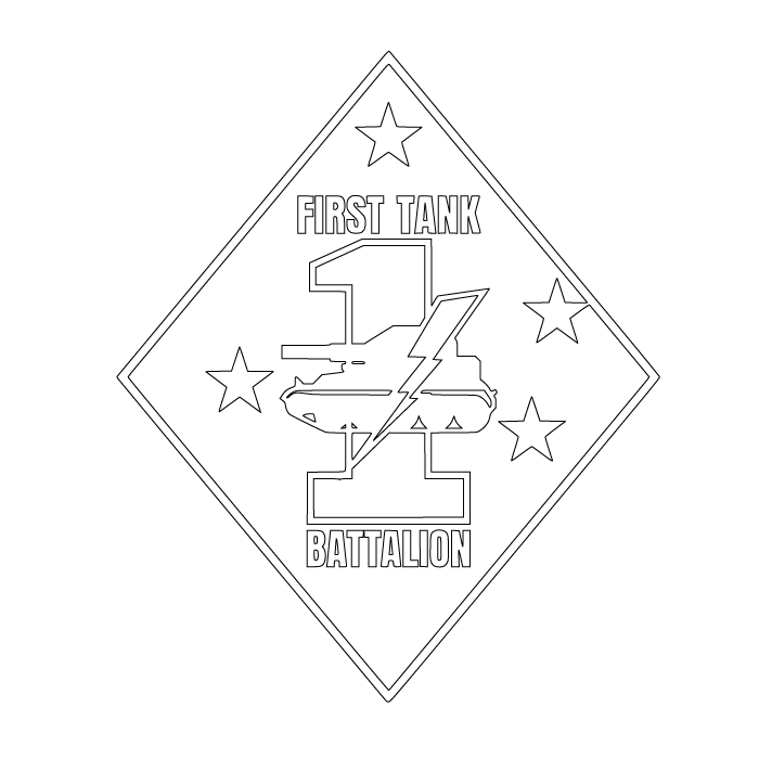 1ST TANK BATTALION FREE .SVG FILE CNC and Laser Military Graphics and ...